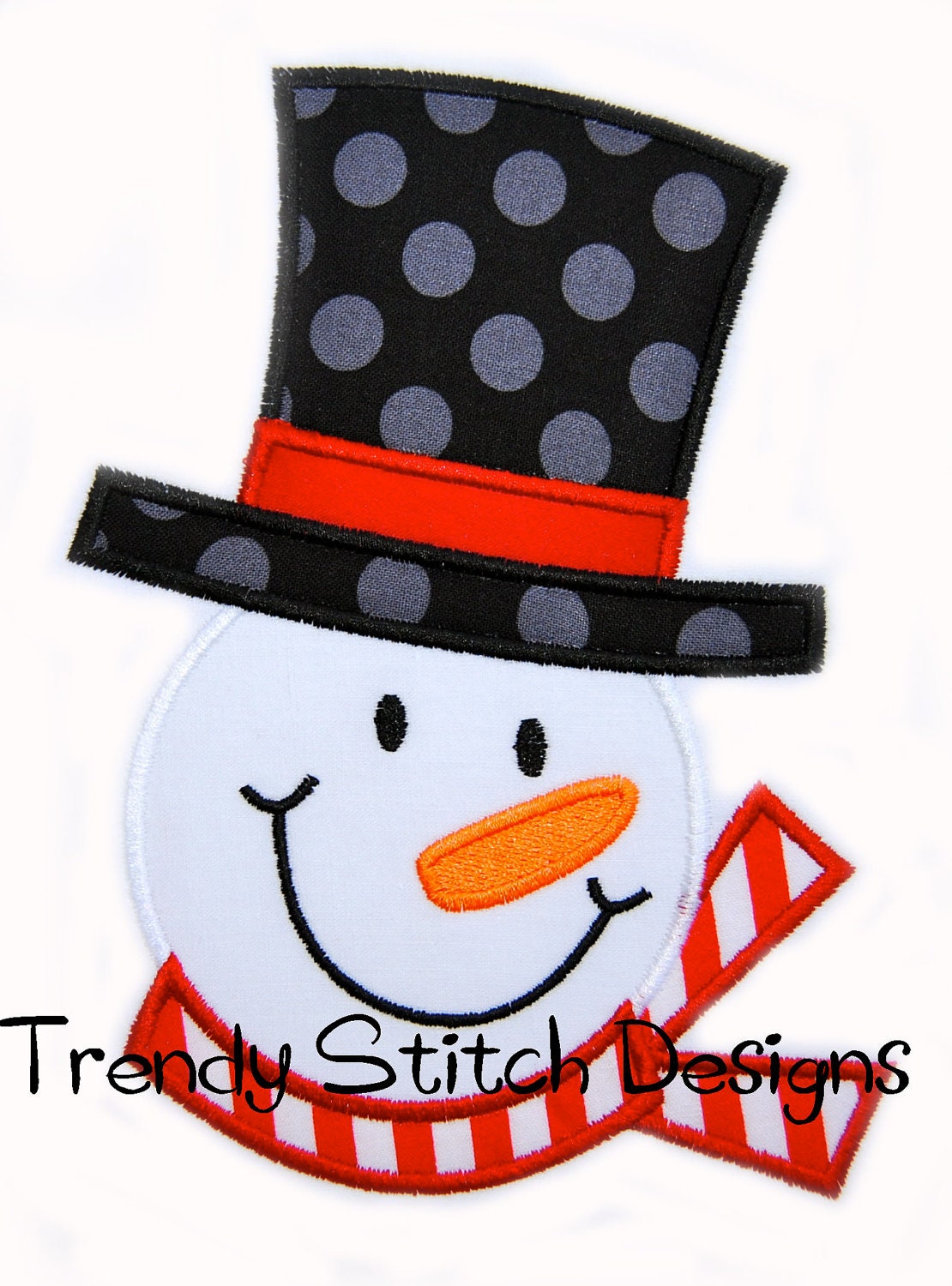 Frosty Applique Design Machine Embroidery Design Snowman INSTANT ...