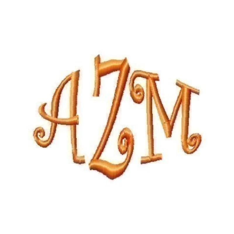 Curlz Monogram Font - Etsy