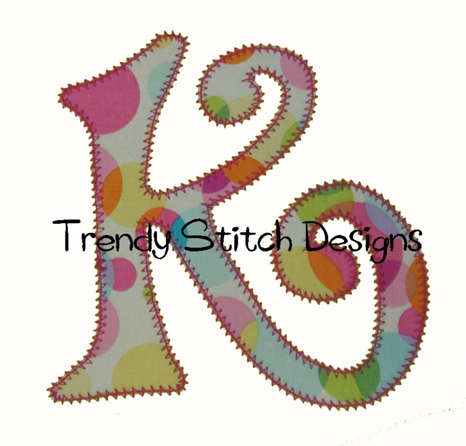 Pizazz Font Applique Design 4x4 and 5x7 Applique Machine Embroidery ...