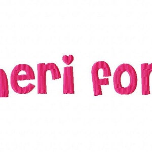 Cheri Font Filled Machine Embroidery Design INSTANT DOWNLOAD - Etsy