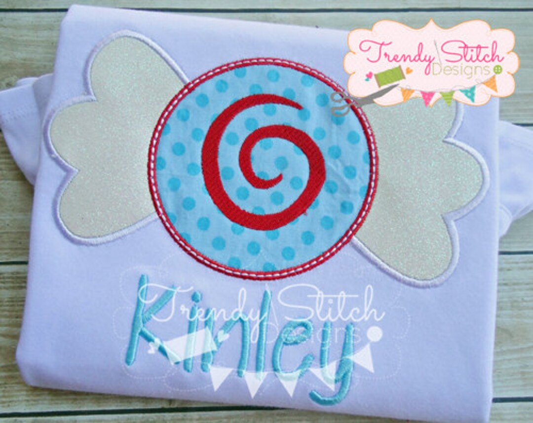 Candy Applique Design Machine Embroidery Design INSTANT DOWNLOAD - Etsy