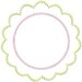 Scalloped Round Patch Applique Design Machine Embroidery Design INSTANT ...