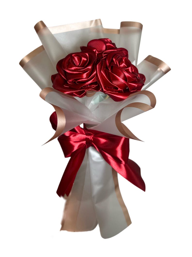 Eternal 3 Rose Bouquet (custom Make Orders) - Etsy
