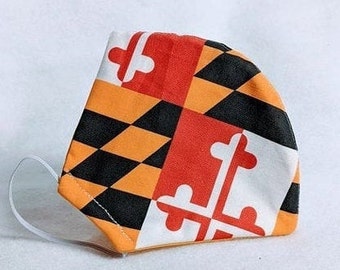 Maryland Flag Mask | Etsy