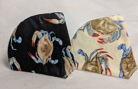 Blue Crabs Filtered Face Mask Washable and Reuseable Adult | Etsy
