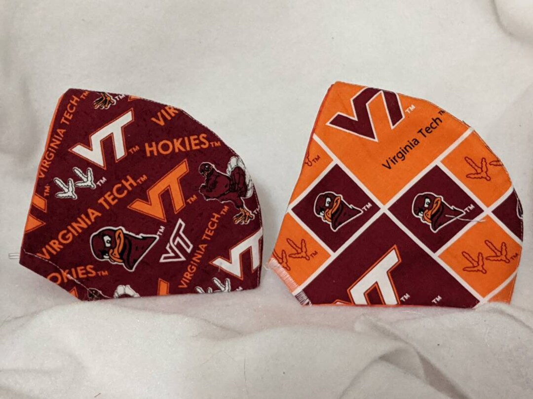 Virginia Tech Filtered Face Mask Washable and Reuseable Adult Size - Etsy
