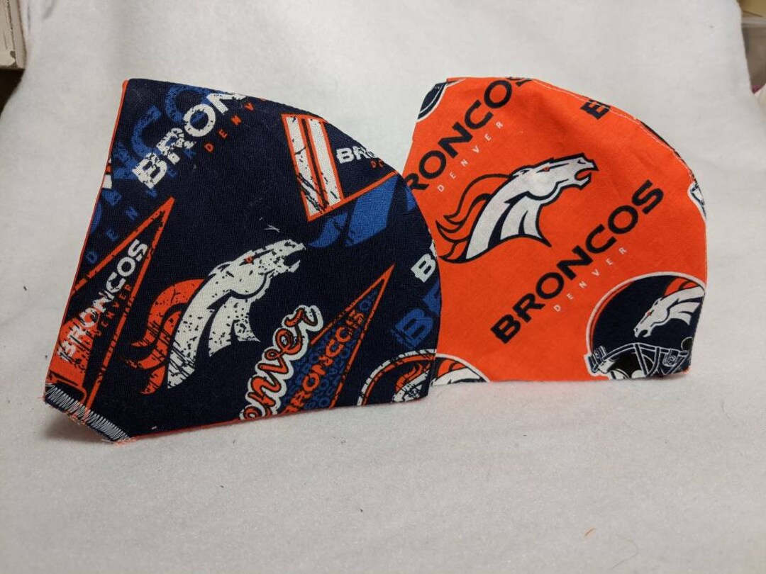 Bronco Football Filtered Face Mask Washable and Reuseable Adult Size - Etsy