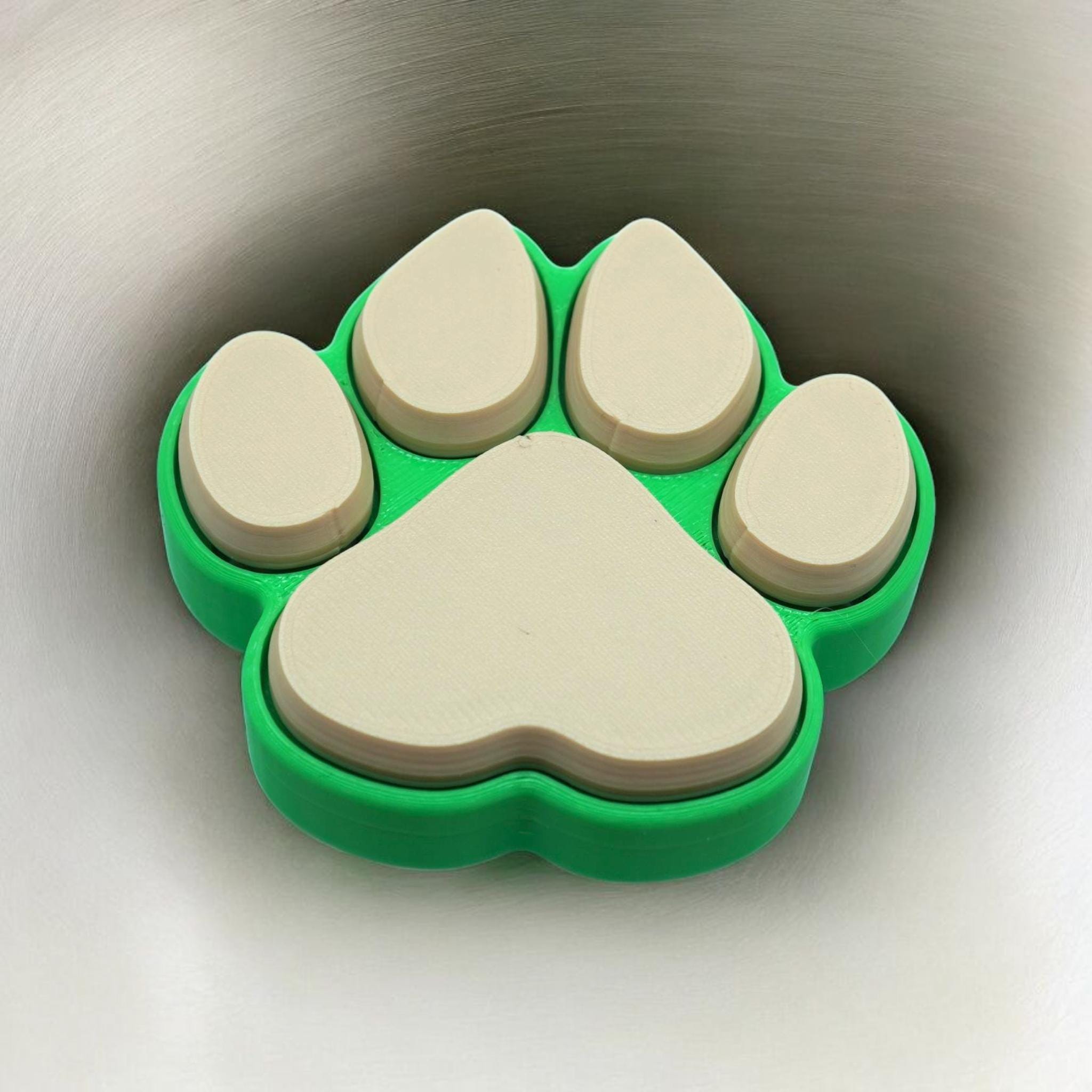 Pet Paw Print Fidget Clicker Custom Colors, Endless Clicks! - Etsy