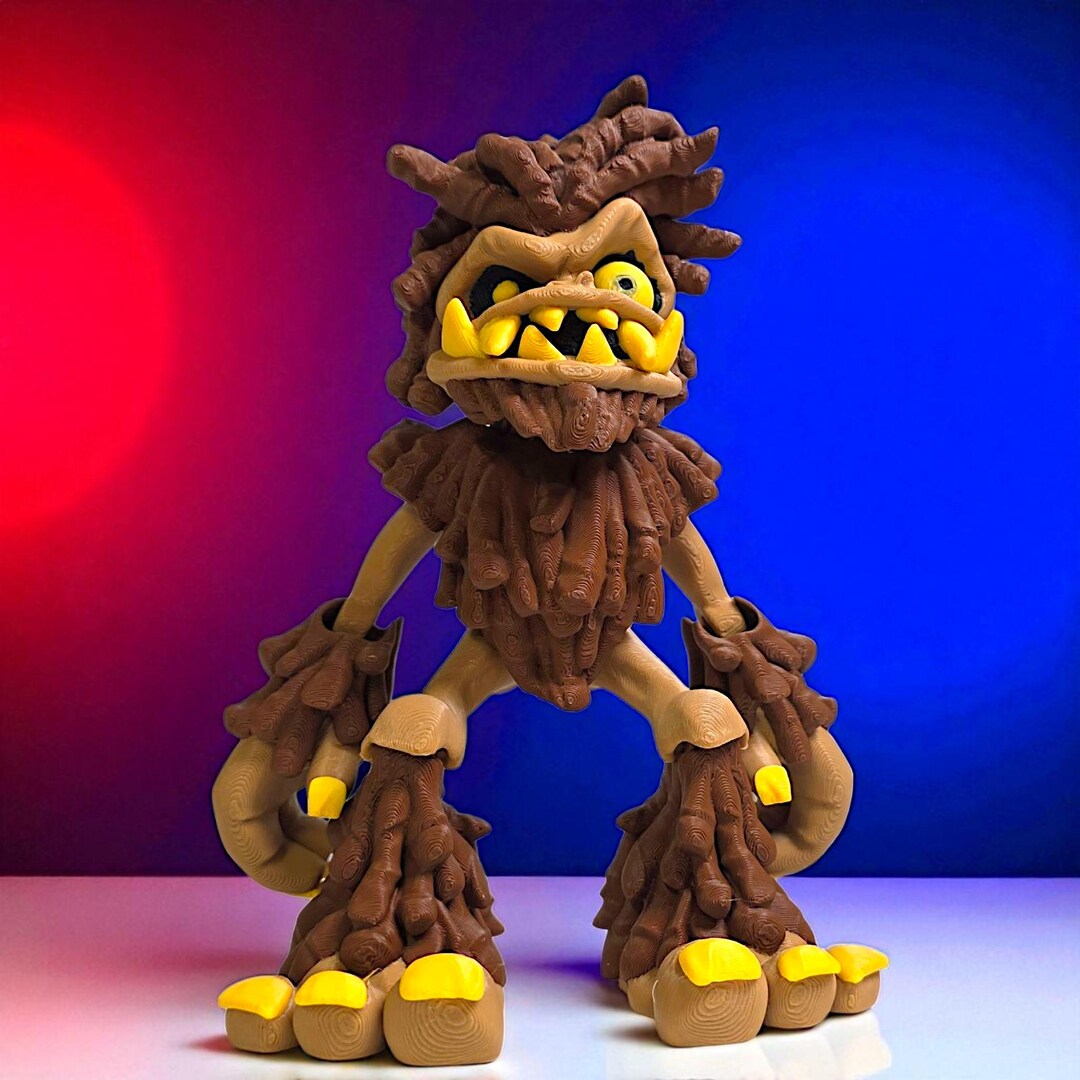 3D Printed Forest Beast – Articulated Monster Figure, Fantasy Toy ...