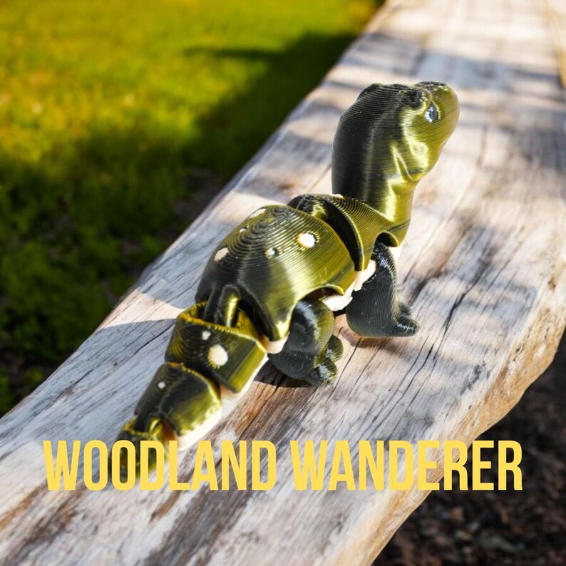 3D Printed Articulated Komodo Dragon Toy – Poseable Lizard Gift - Etsy