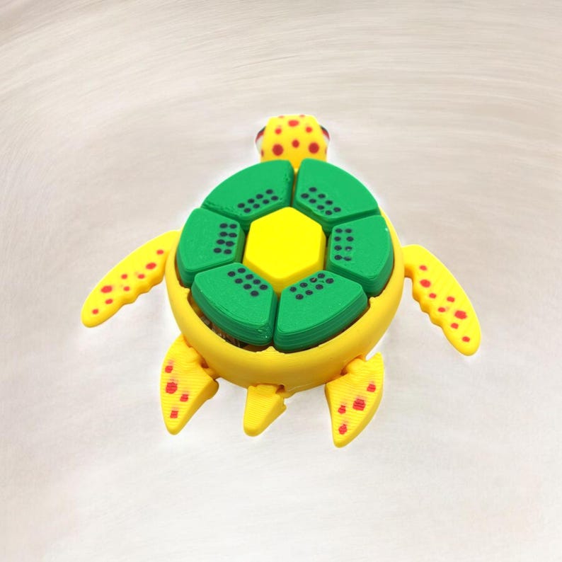 Turtle Fidget Clicker – Fruity, Fun, and Finger-friendly Comes in Various Colors - Etsy