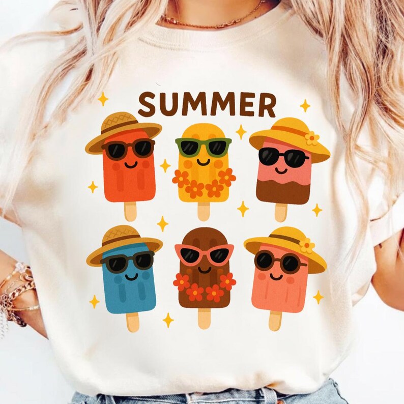 Happy Summer PNG Bundle – Popsicles, Tanned & Tipsy, Melt Happens, Here ...