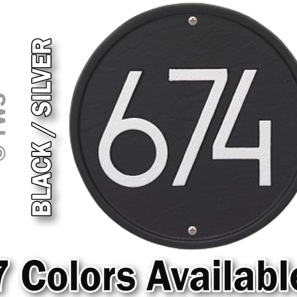 House Numbers Plaque - Etsy