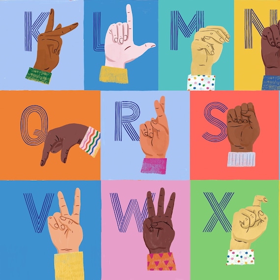 Imágenes Imprimibles Del Diccionario De Lenguaje De Señas Americano