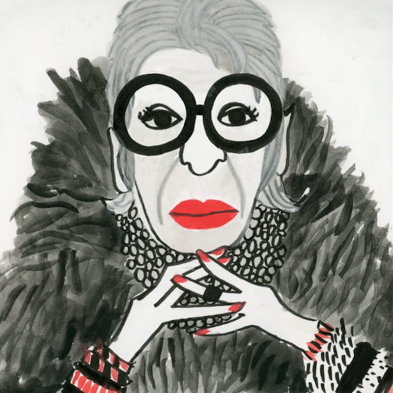 Iris Apfel Art - Etsy