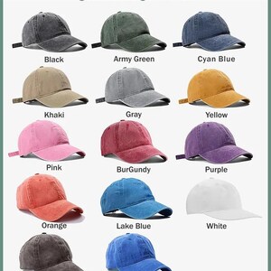 Personalized Embroidered Cap, Custom Mom & Dad Matching Hats, Memorial ...