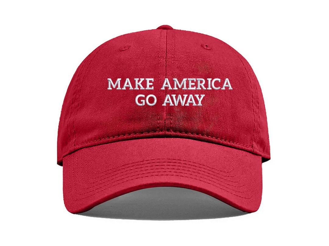 Embroidered Make America Go Away Hat, Greenland Flag Hat, Maple Leaf ...