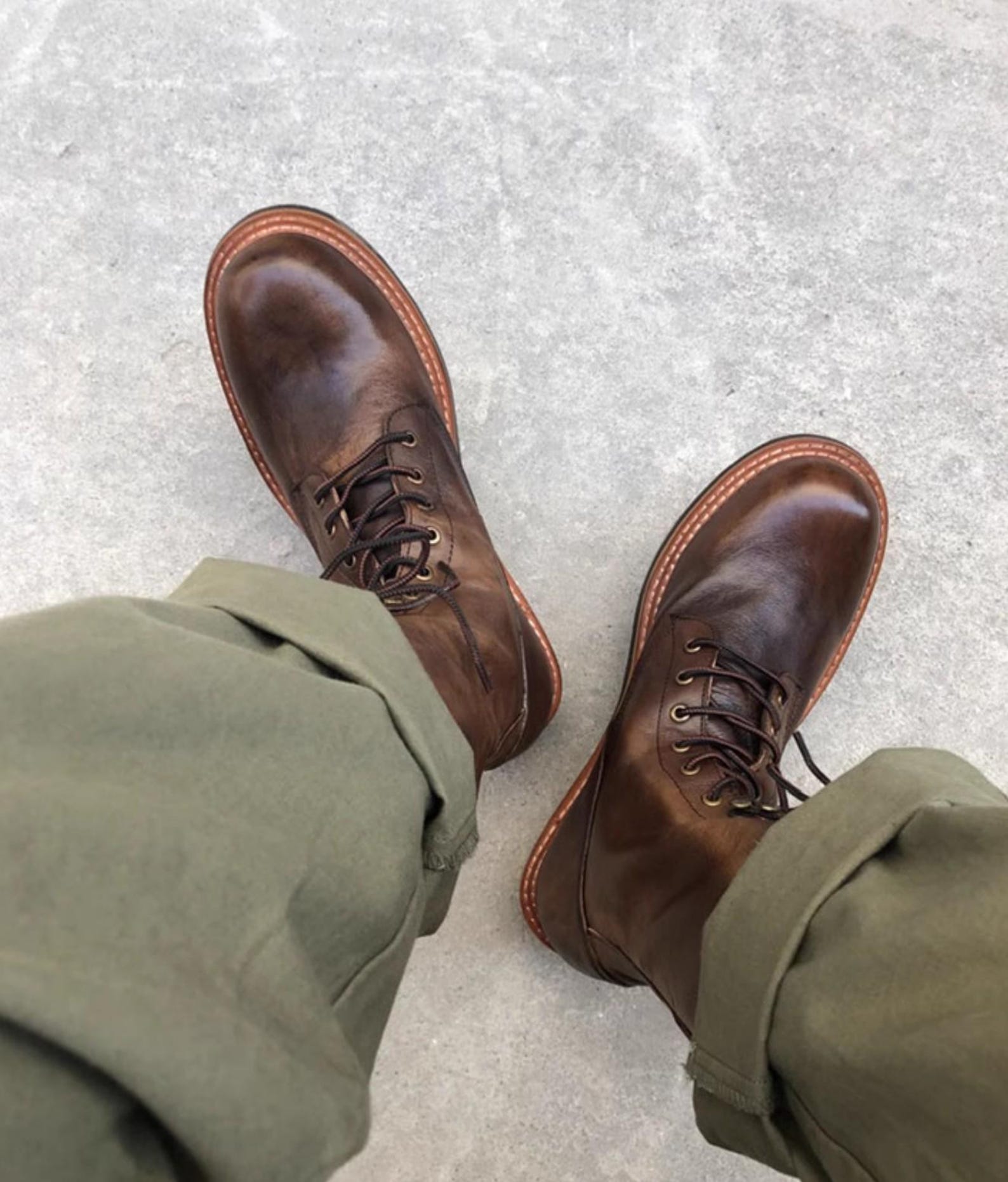Retro Brown Leather Motorcycle Boots: Men's High Top Riding Boots - Etsy