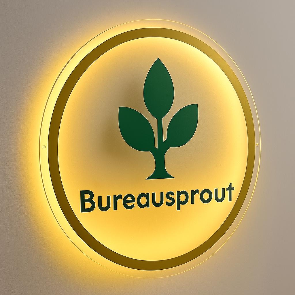 Custom LED Backlit Acrylic Business Logo Sign - Perspex Signage - Etsy