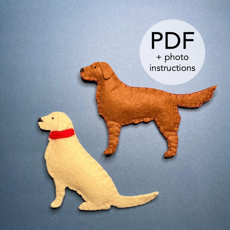 Felt Golden Retriever - Etsy