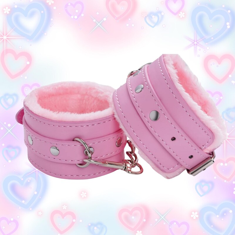 Fuzzy Handcuffs - Etsy