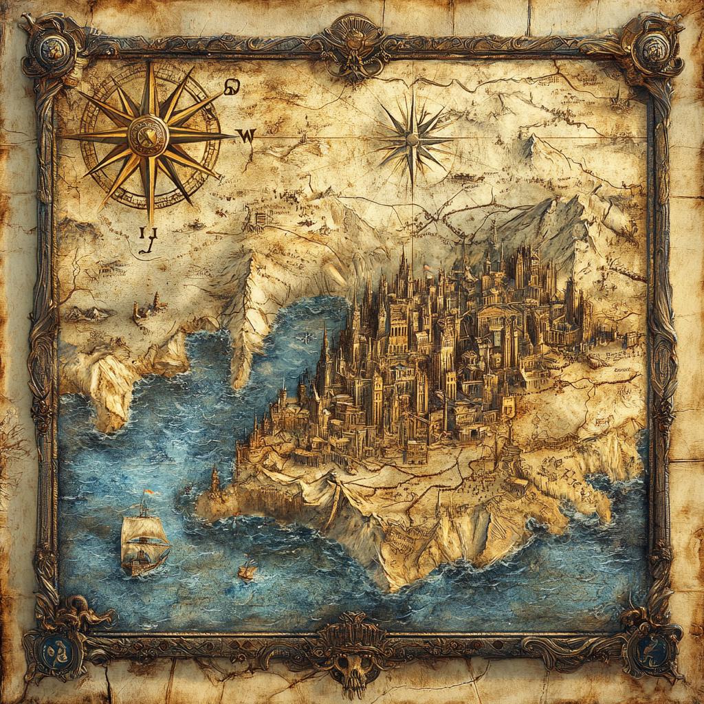 Midjourney Fantasy Map Art Prompt, Illustrated World Maps, Dnd Adventure Cartography - Etsy