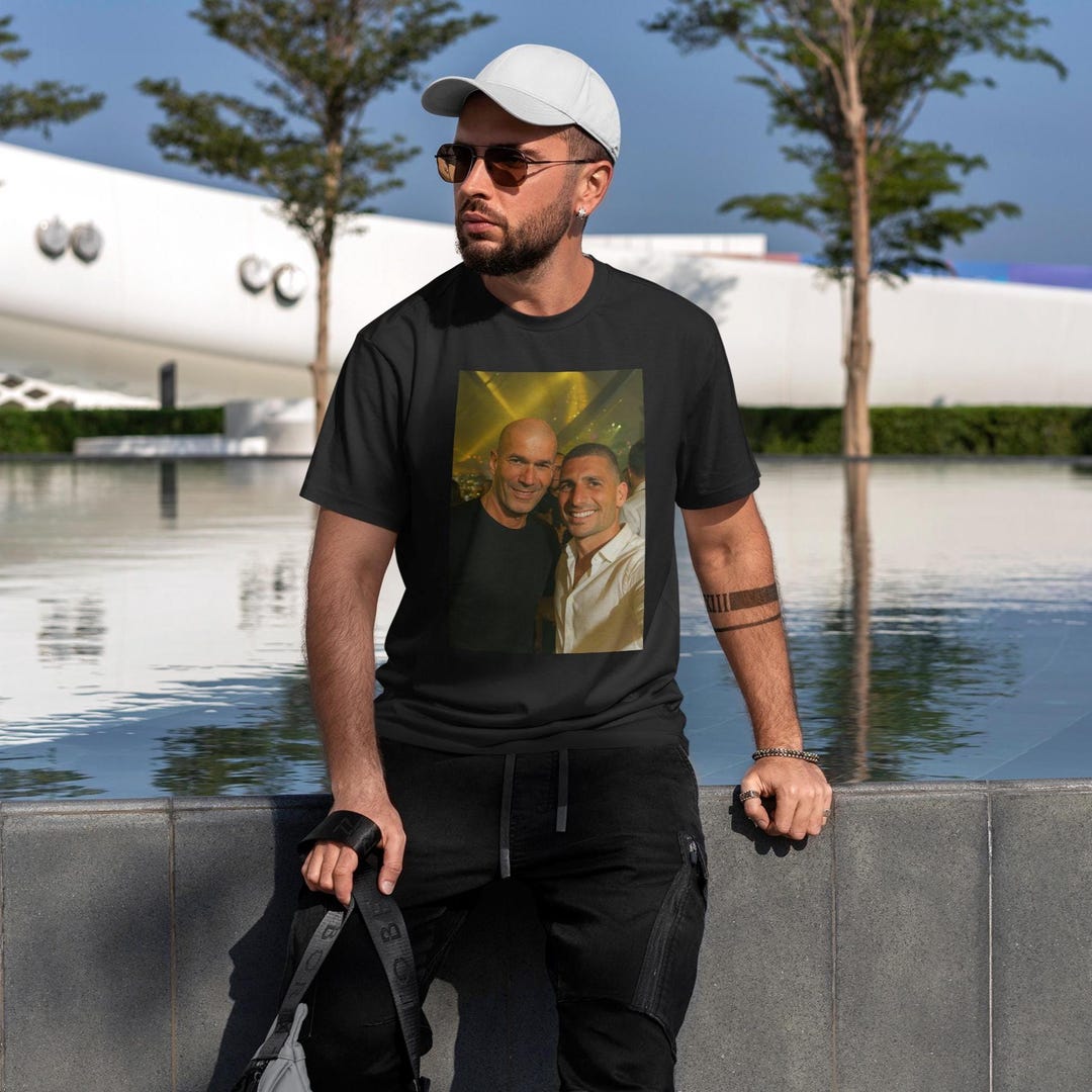 Custom Zinedine Zidane T Shirt, Real Madrid T Shirt ,real Madrid Fan ...