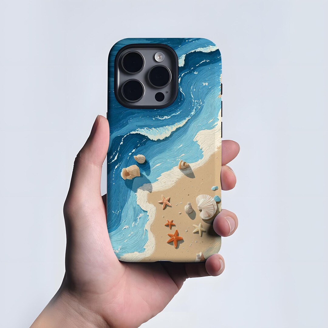 Palm Tree Case, Cool Summer Beach Sunset Cover With iPhone 17, 16, 15 ...