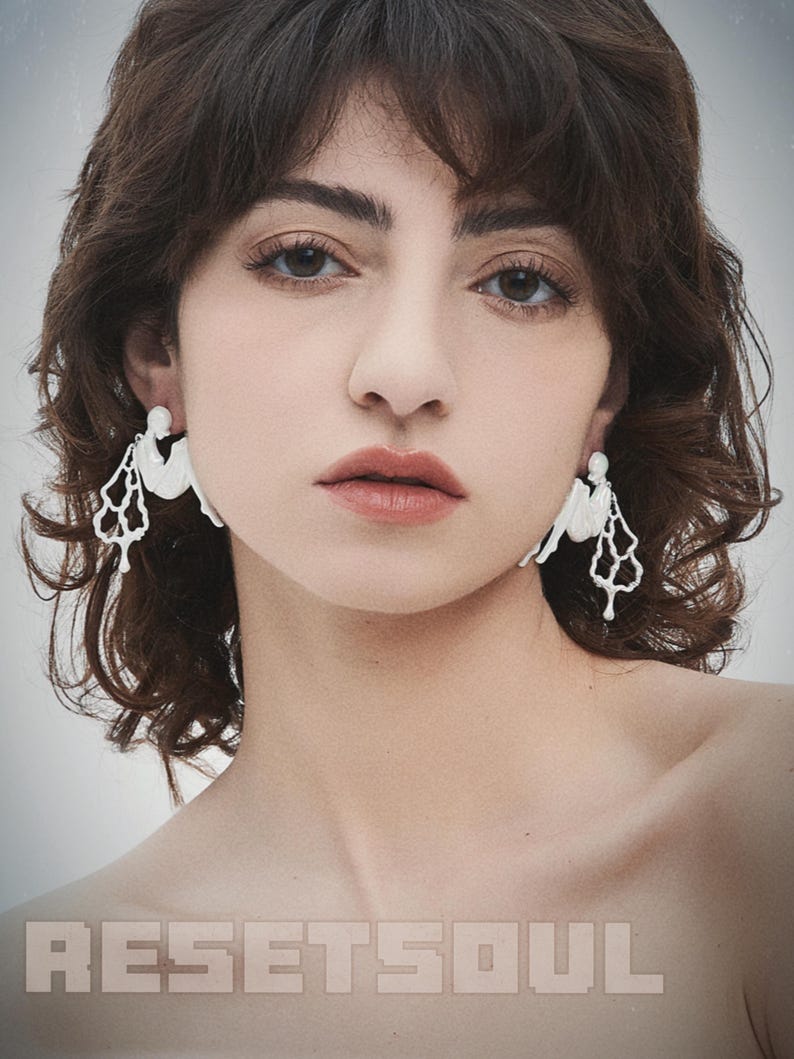 Iridescent Fae Ear Armor - Holographic PVD Coated Alloy | Ethereal Glow ...