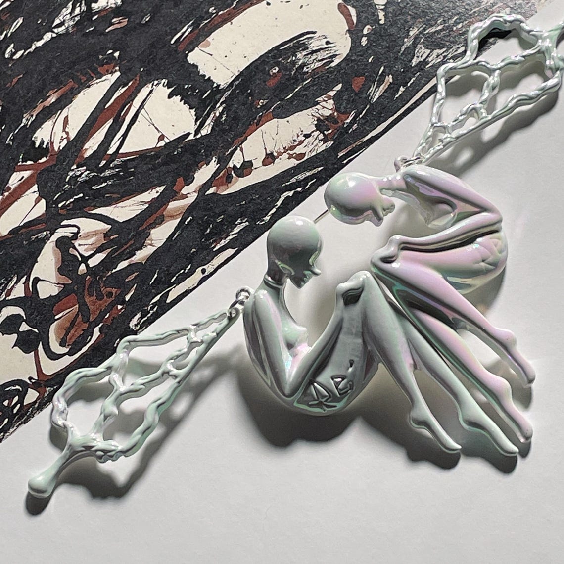 Iridescent Fae Ear Armor - Holographic PVD Coated Alloy | Ethereal Glow ...