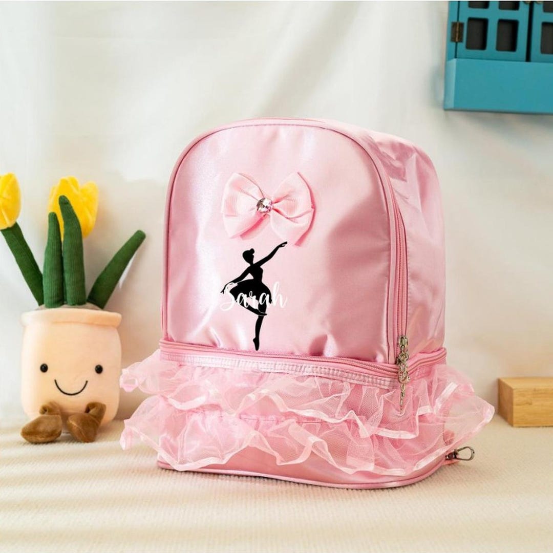 Ballerina Dance Backpack, Custom Dance Bag for Girls, Custom Toddler ...