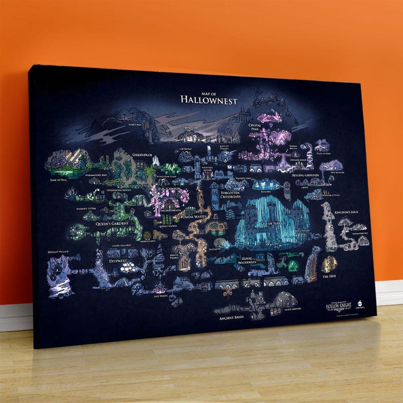 Hollow Knight Poster | Video Game Art Print | Gamer Room Decoration ...