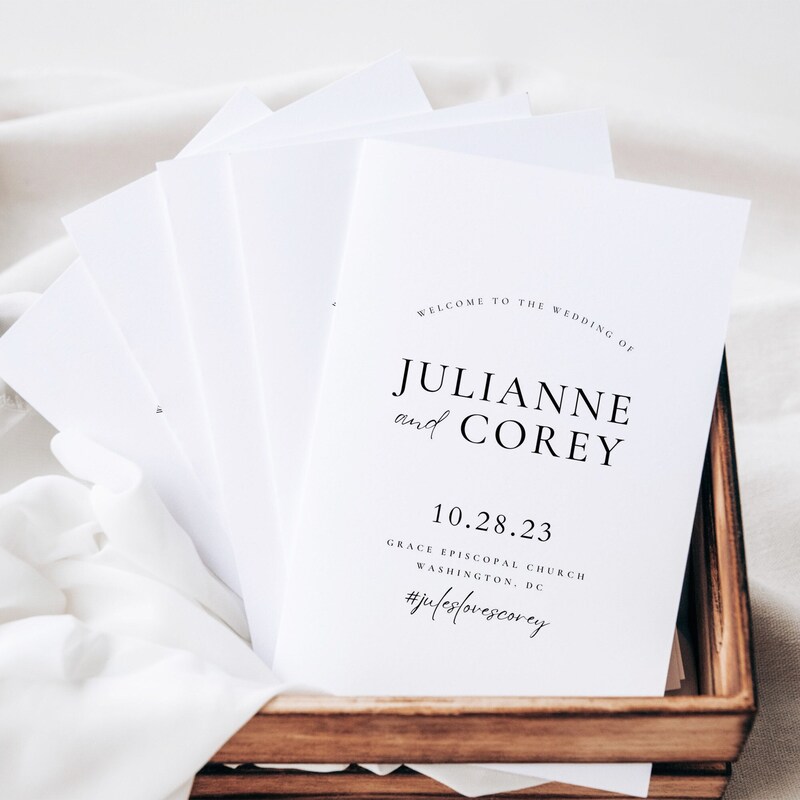 Folded Program - Etsy