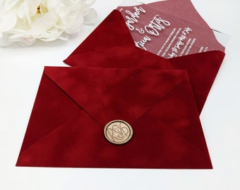Red A7 Envelopes Holiday Red 5x7 Invitation Envelopes - Etsy