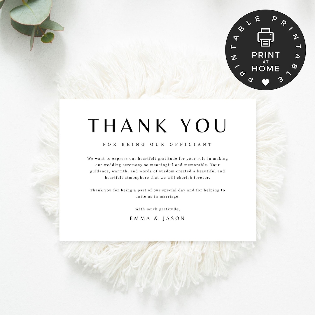 Editable Vendor Thank You Cards Template, 5 X 7 Thank You Cards Wedding ...