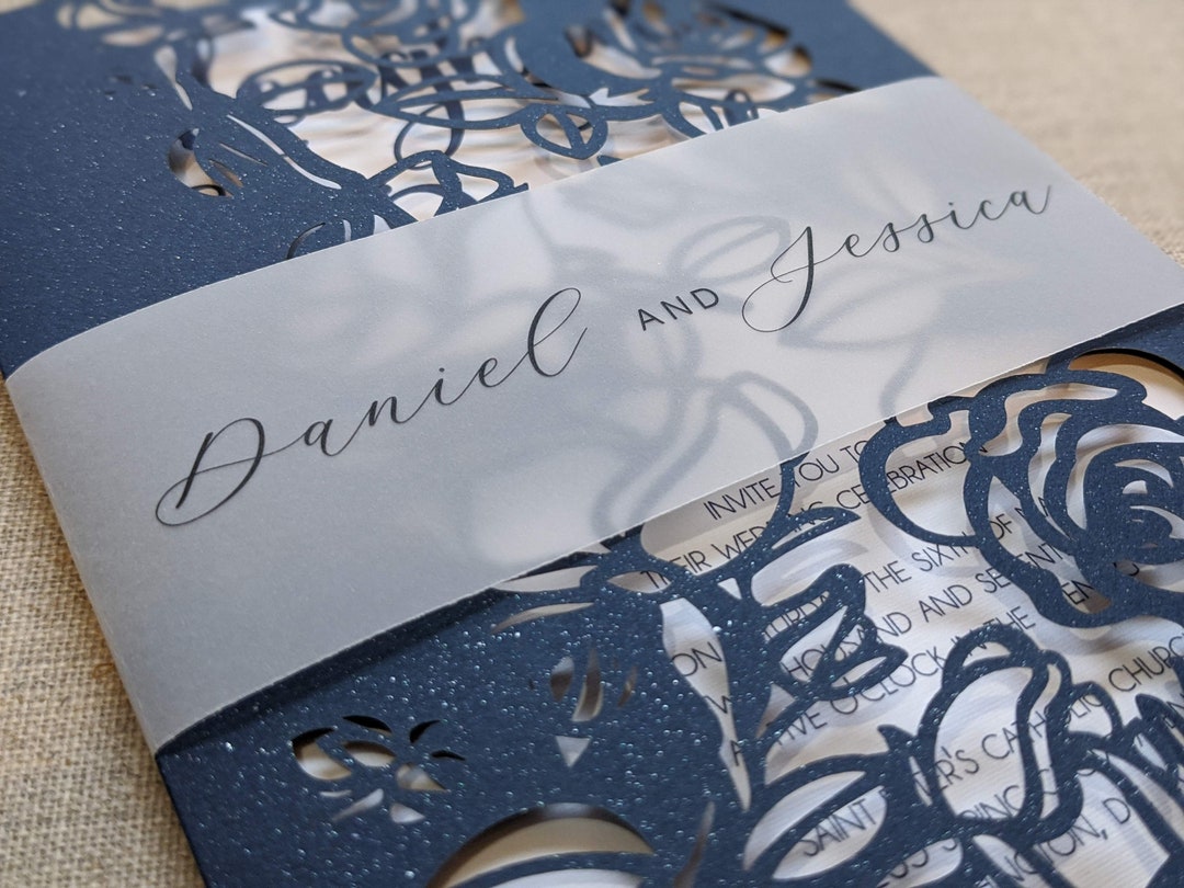 Custom Vellum Belly Bands, Personalized Belly Band for 5 X 7 ...
