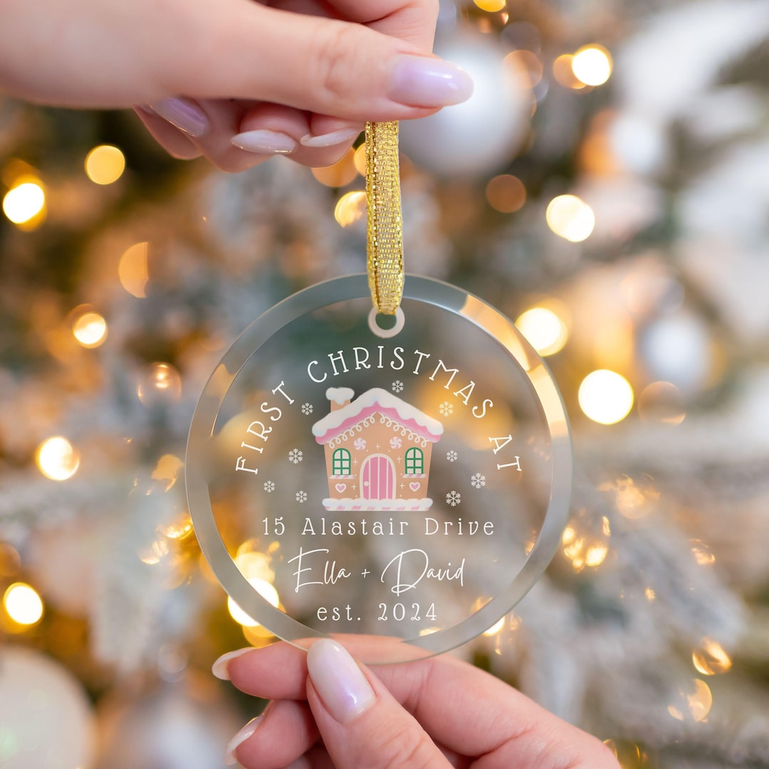 First Home Christmas Ornament for New Home Owners Gift Personalized ...
