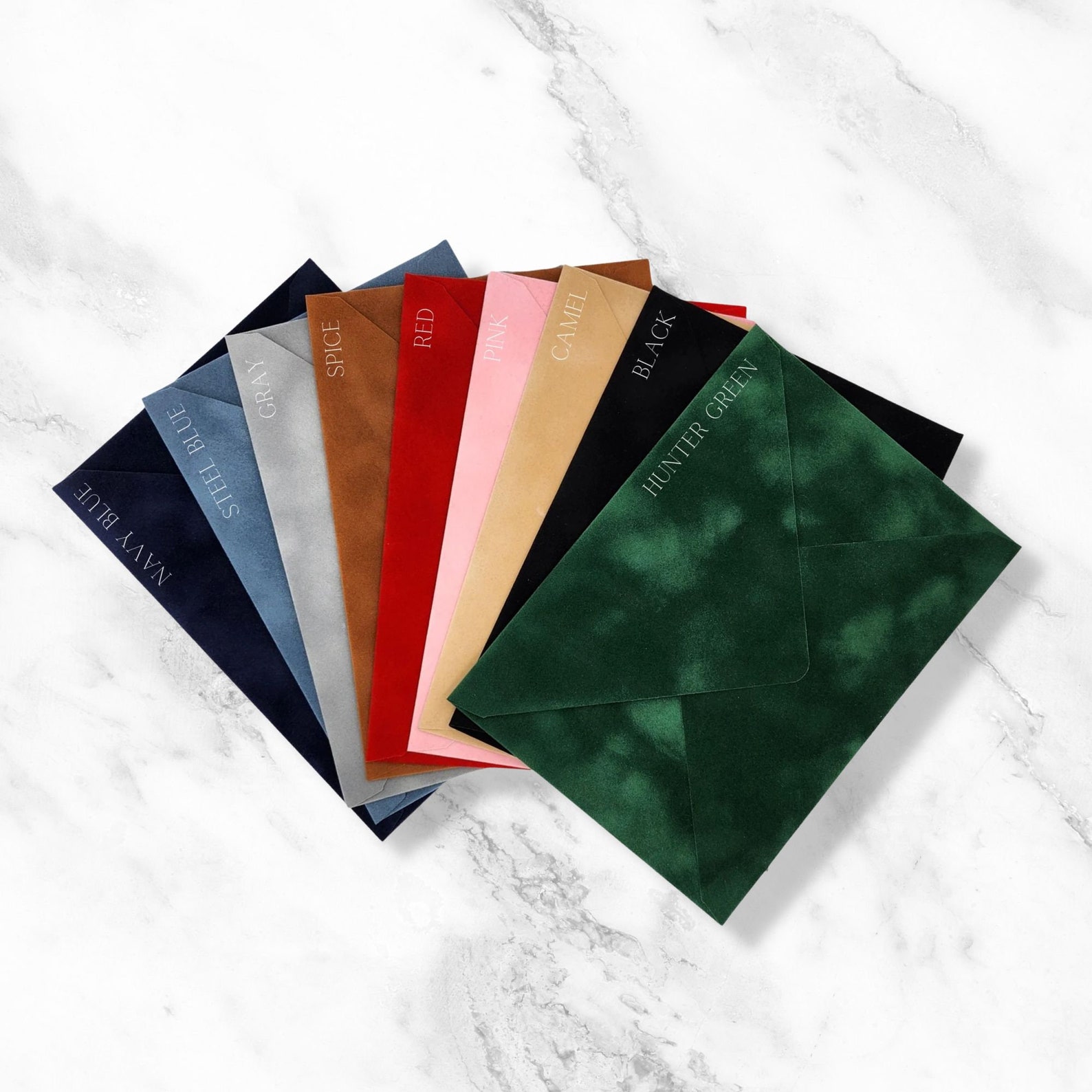 Black Velvet Wedding Envelopes, A7 Euro Flap Wedding Envelopes, 5.25 X ...