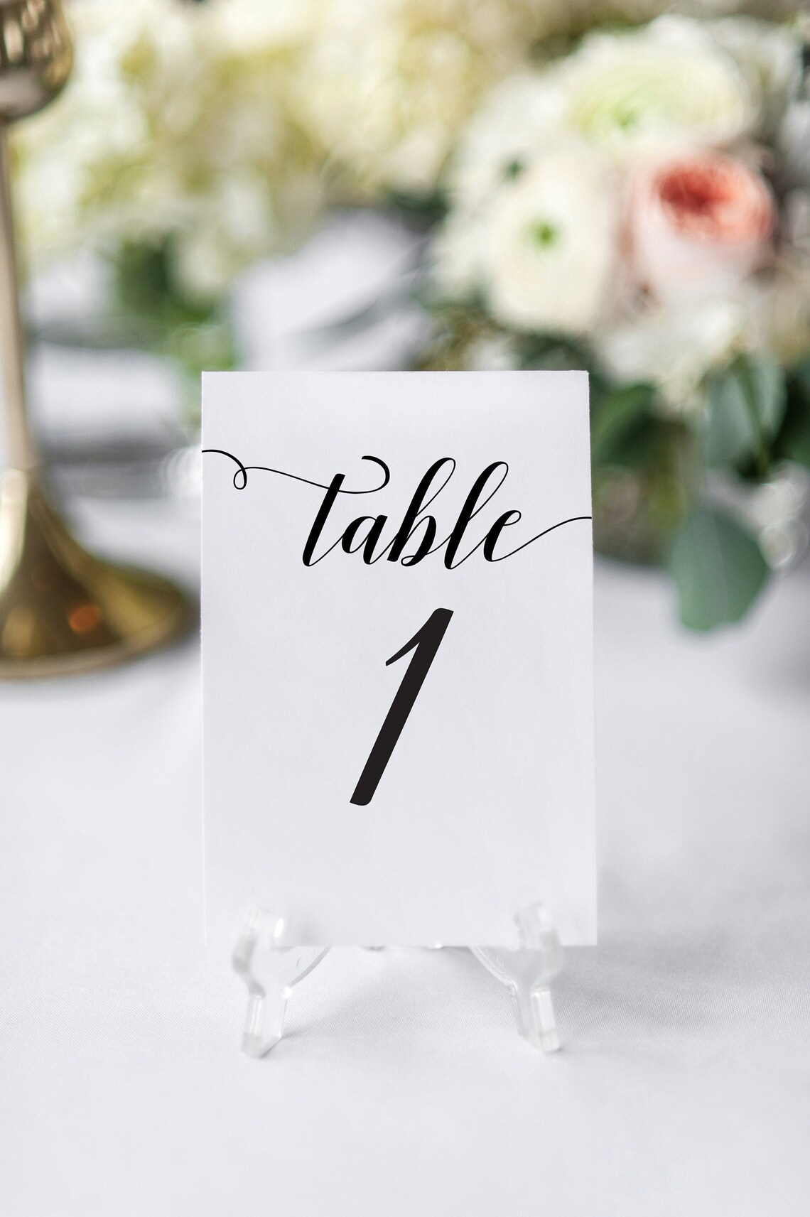 5 X 7 Table Numbers Black and White Table Numbers - Etsy