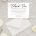 Editable Vendor Thank You Cards Template, Thank You Cards Wedding ...