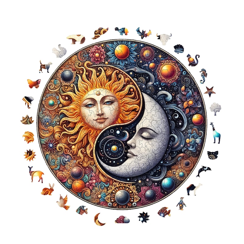 Sun Puzzle - Etsy UK