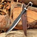 Handmade Warrior Scimitar Sword, Carbon Steel Blade, Wooden Handle ...