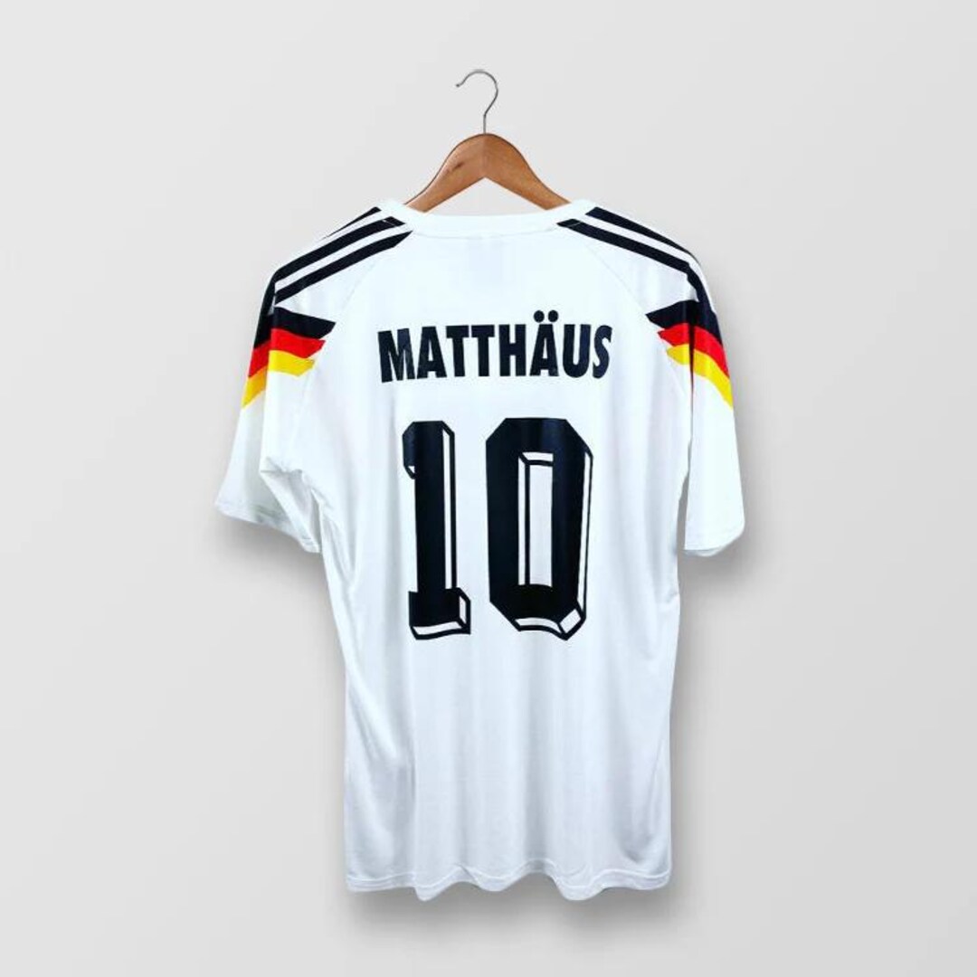 Germany 1990 Home Retro Football Jersey - MATTHÄUS #10 - Etsy