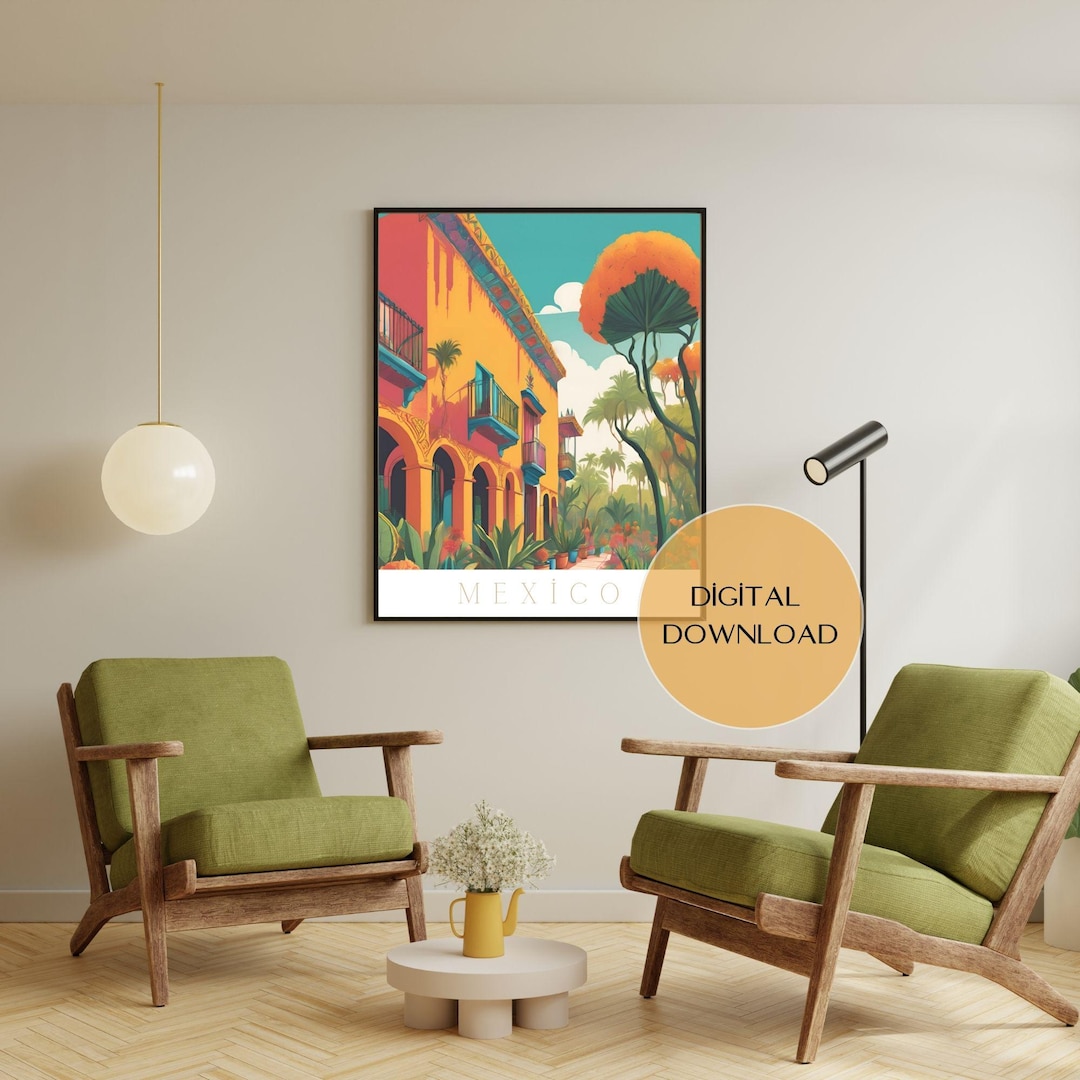 Mexican Wall Art, Colorful Mexican, Art Print Mexico ,decor Wall ...