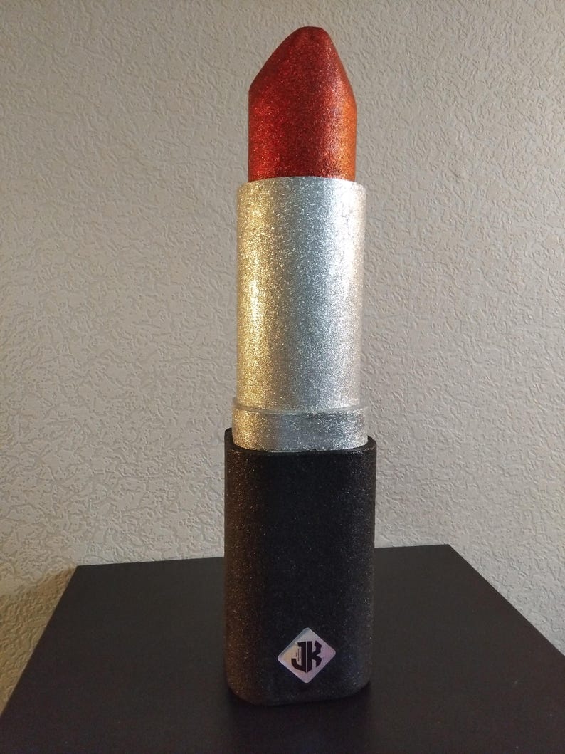 Giant Lipstick – Unique Work of Art – 3D, Glitter & Varnish – Limited ...