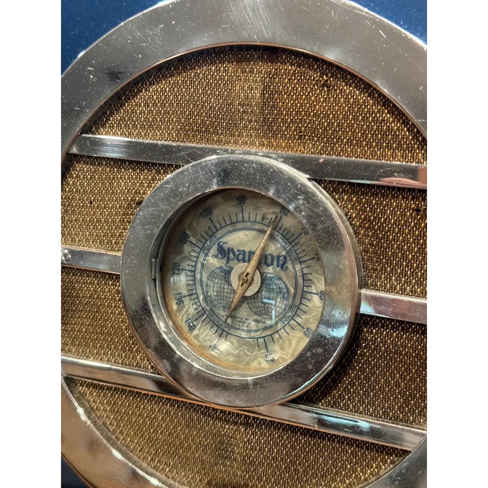 1930s Original Art Deco Sparton 'bluebird' Cobalt Blue Mirror Model 566 Radio Designed by Walter ...