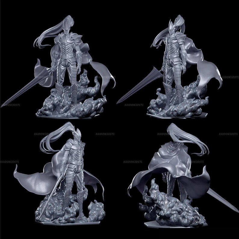Igris Solo Leveling STL File - 3D Printable Commander Figurine, Blood ...