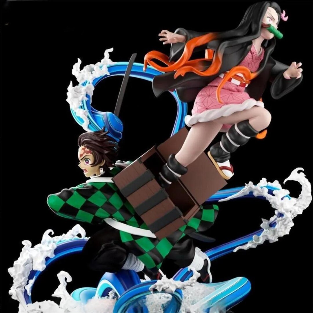 Demon Slayer Tanjiro & Nezuko STL File for 3D Printing | High Quality ...