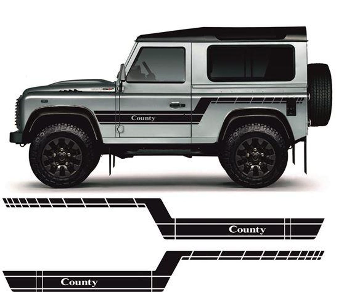 Decals to Fit Defender 90 County Side Vinyls Graphics Stickers - Etsy