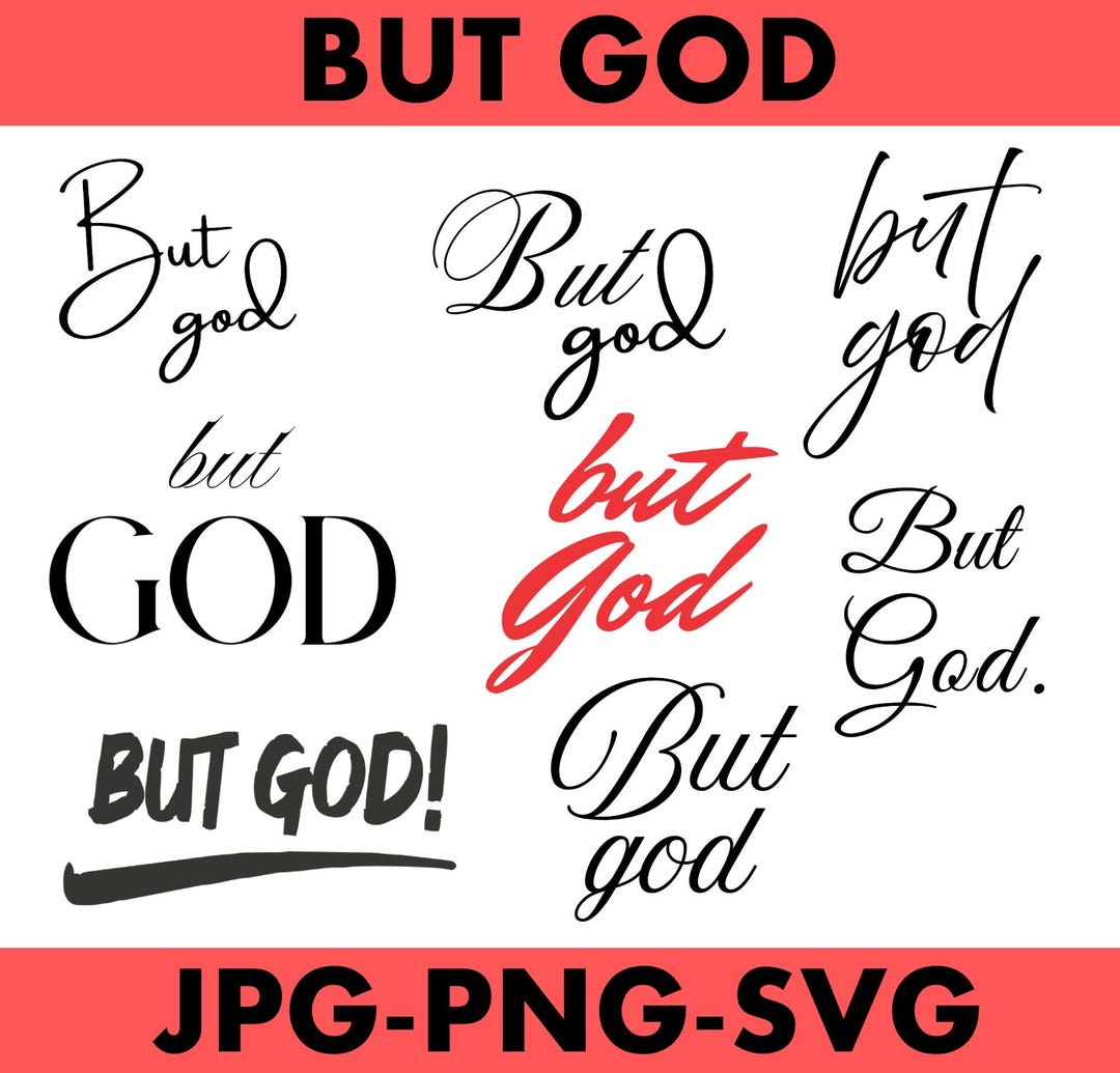 But God Svg Bundle, but God Shirt Svg, Created With a Purpose Svg ...